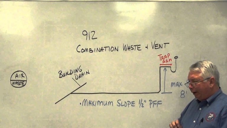 Combination Waste And Vent System:Understanding the plumbing essentials